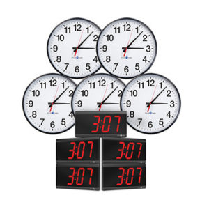 Power Over Ethernet (POE) Wall Clocks Starter Kit Bundle - Owl Time Clock